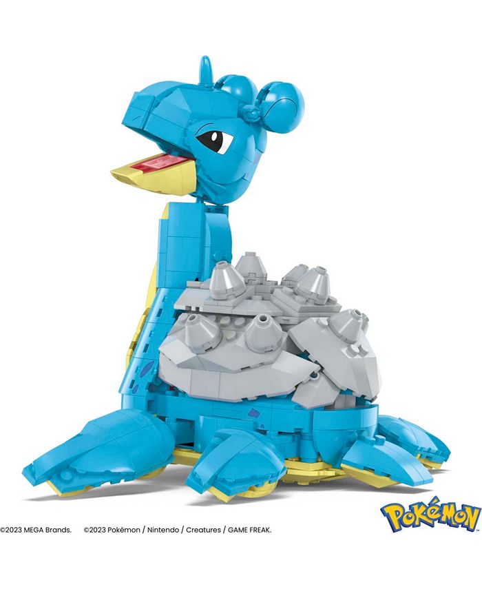 Pokemon MEGA Lapras Building Toy Kit with Action Figure (527 Pieces ...