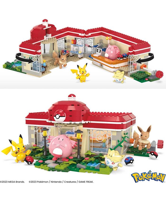 Pokemon MEGA Building Toy Kit, Forest Pokemon Center-648 Pieces - Macy's