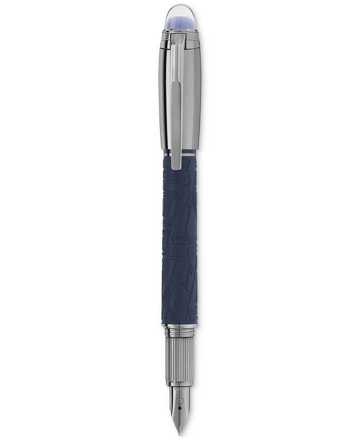Montblanc StarWalker Space Blue Doué Fountain Pen - Macy's