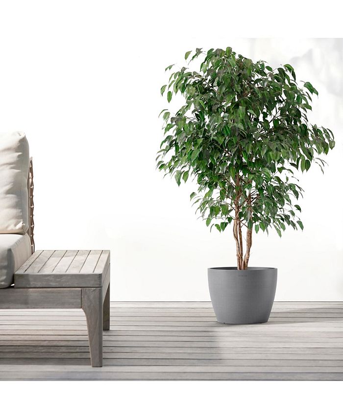 ECOPOTS Stockholm Indoor and Outdoor Modern Flower Pot Planter, 12in ...