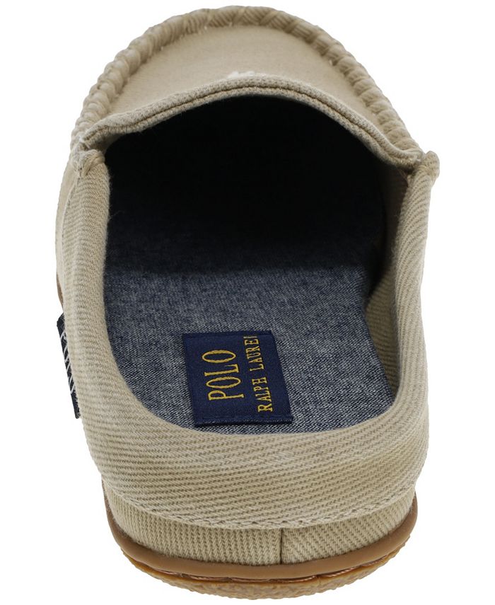 Polo Ralph Lauren Women's Collins Washed Twill Fabric Moccasin Mule ...