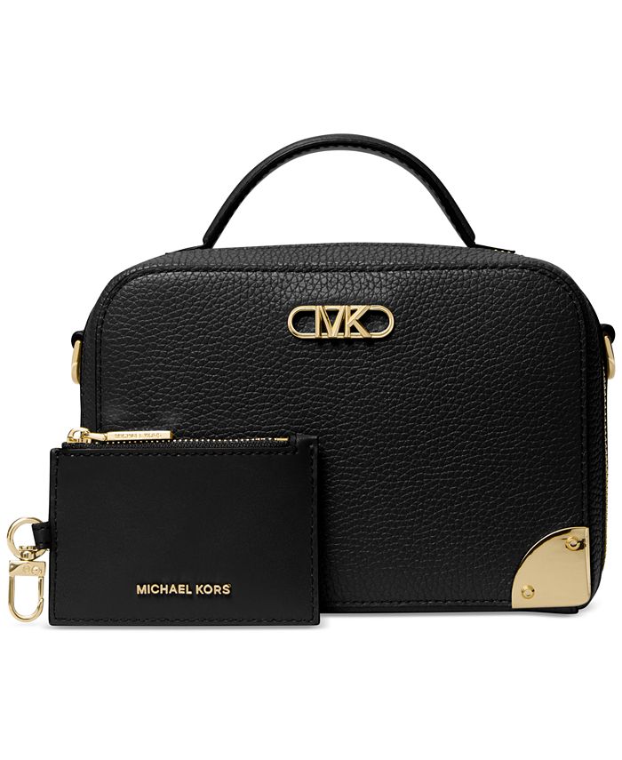 Michael Kors Estelle Small Trunk Leather Crossbody - Macy's