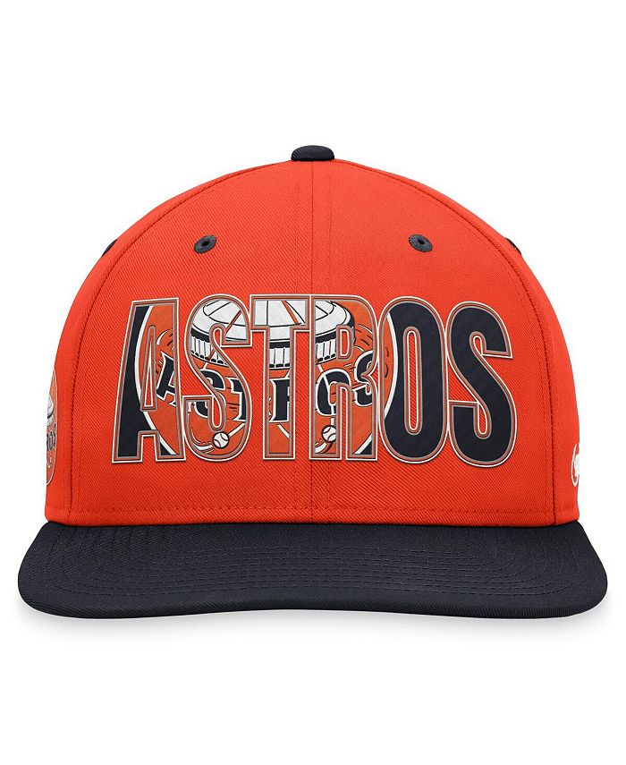 Nike Men's Orange Houston Astros Cooperstown Collection Pro Snapback ...