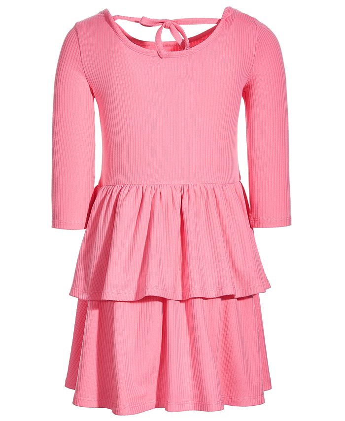 Epic Threads Toddler & Little Girls Ribbed-Knit Tiered Ruffle Dress ...