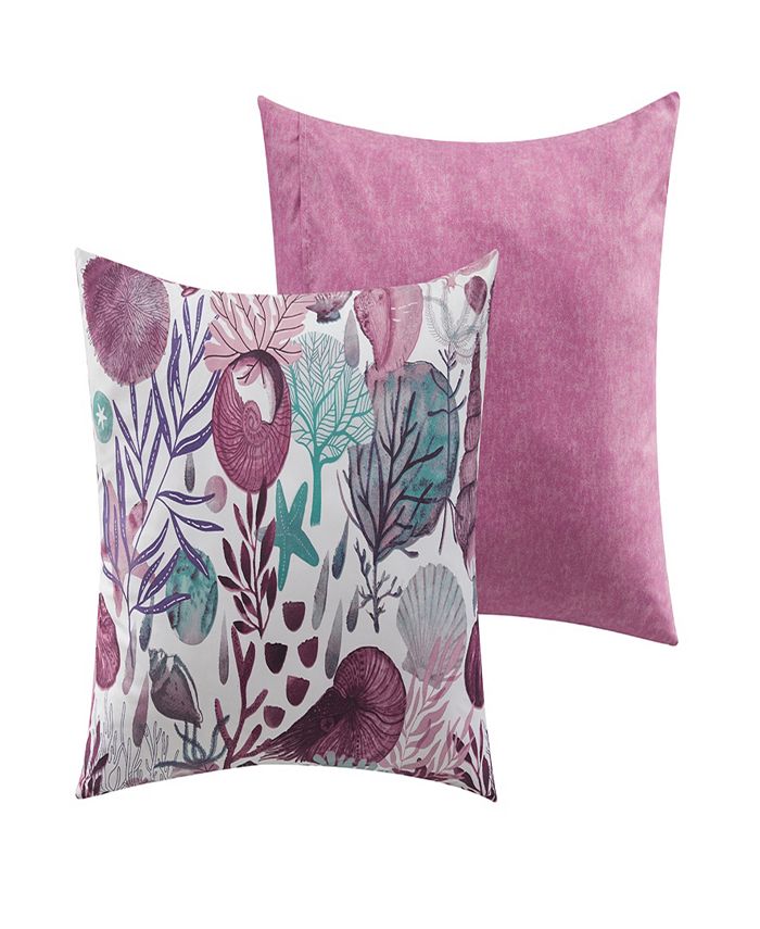 VCNY Home Ivory Coast Disperse Print Reversible 3 Piece Quilt Set, Full ...