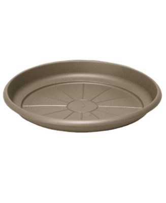 Crescent Garden Emma Plastic Flower Pot Saucer, Cappuccino, 13 Inches ...