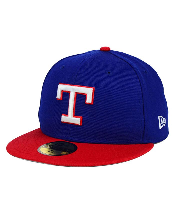 New Era Texas Rangers MLB Cooperstown 59FIFTY Cap - Macy's