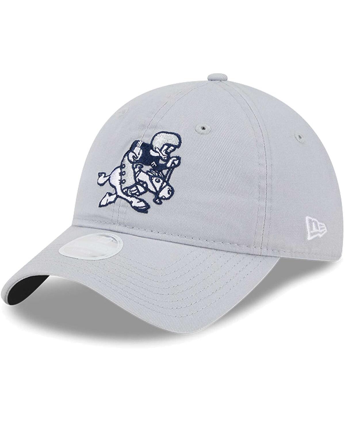 Click here for Womens New Era Gray Dallas Cowboys Throwback Main... prices