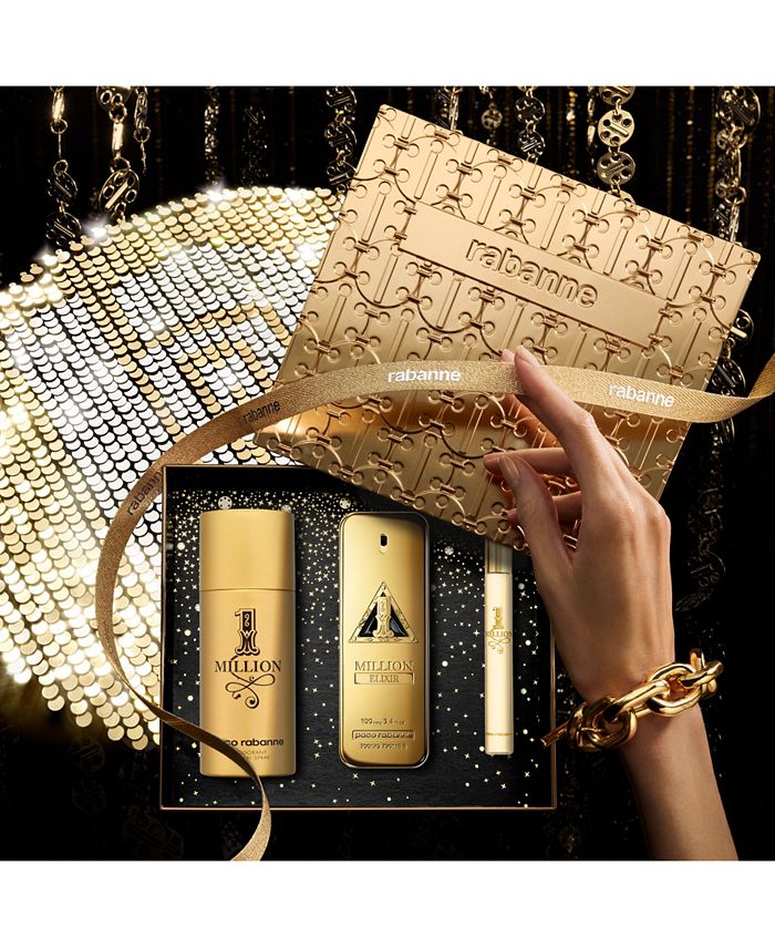 Rabanne Men's 3-Pc. 1 Million Elixir Parfum Intense Gift Set - Macy's