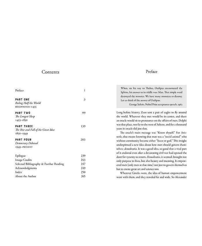 Barnes & Noble The Shortest History of Greece- The Odyssey of a Nation ...