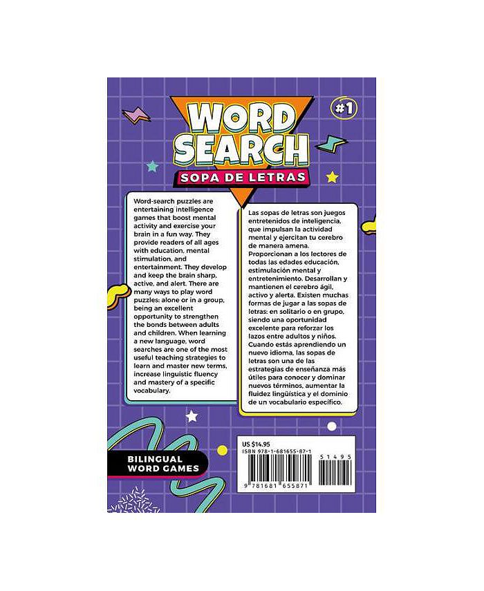 Barnes & Noble Bilingual Word Search #1 English-Spanish / Sopa de ...