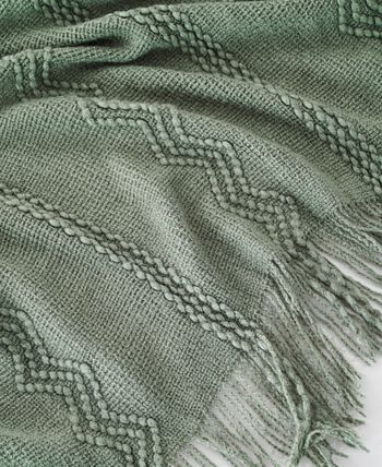 Battilo Texture Triple Zig-Zag Lightweight Throw, 50" x 60" - Macy's