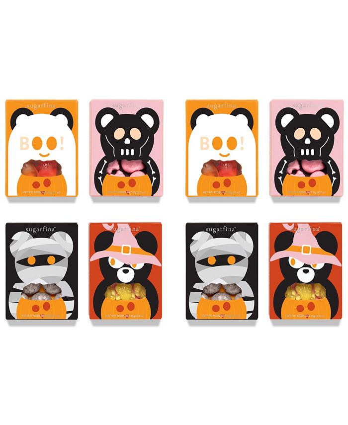 Sugarfina Halloween 2023 Tricksters - 4 Piece Taster Box 2 Piece Kit ...