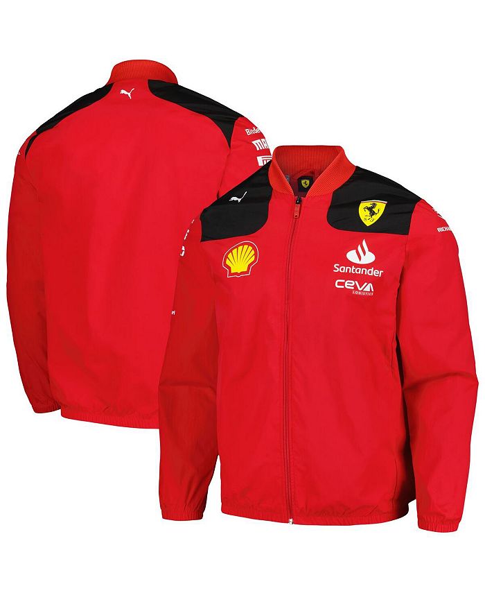 Puma Men's Red Scuderia Ferrari Team Full-Zip Jacket - Macy's