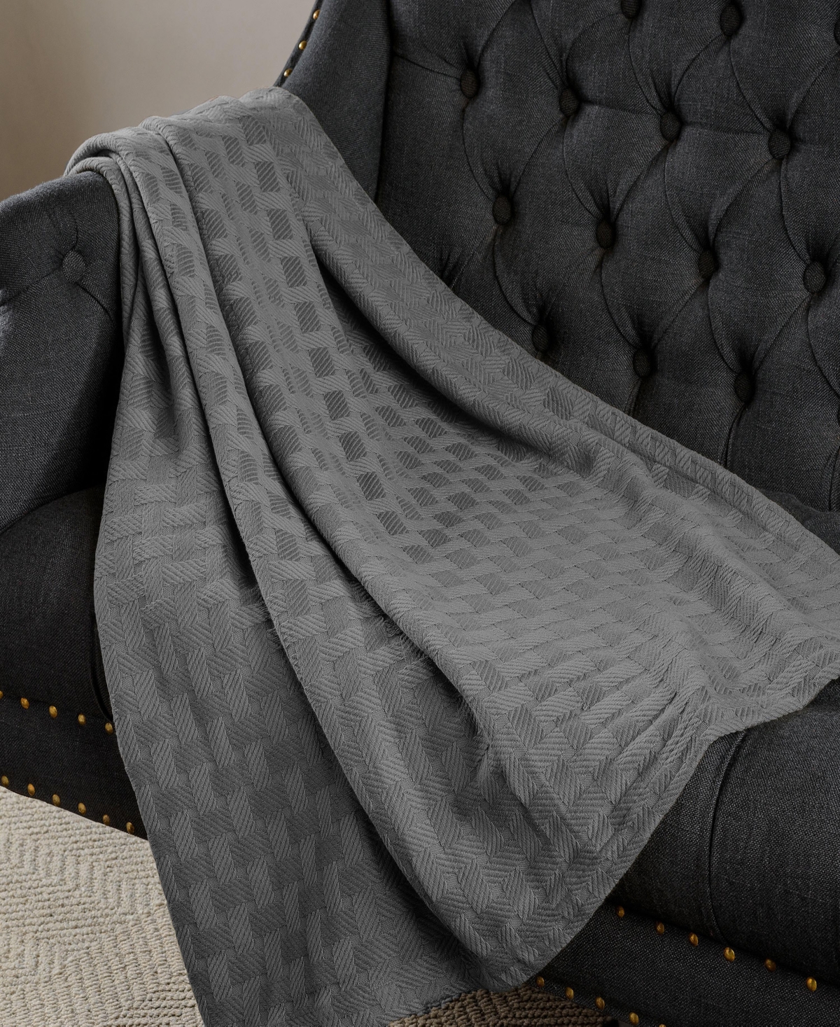Click here for Superior Basket Weave All Season Cotton Blanket  K... prices