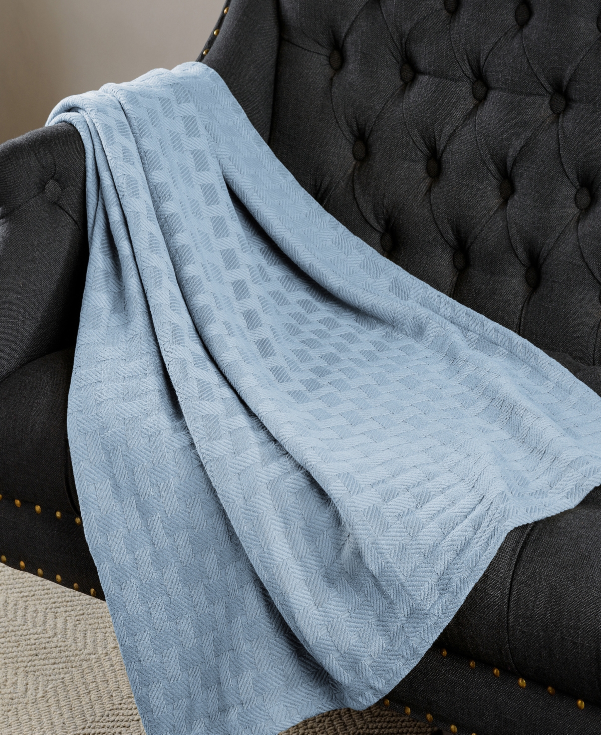Click here for Superior Basket Weave All Season Cotton Blanket  K... prices