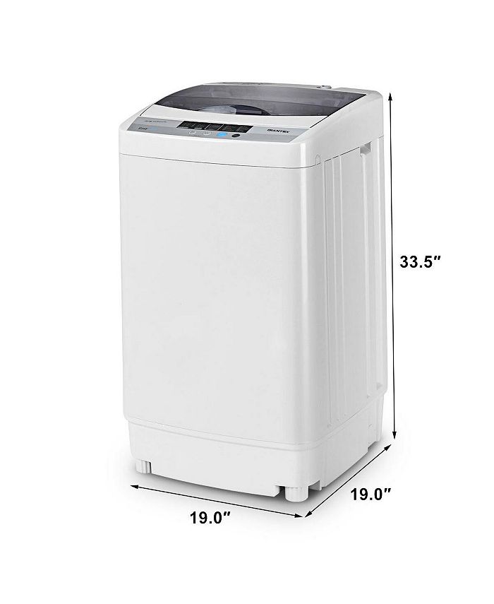Costway Portable Compact Washing Machine 1.34 Cu.ft Spin Washer - Macy's