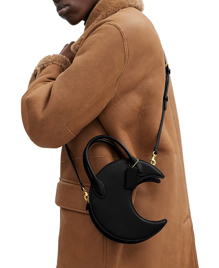 COACH Glovetanned Leather Moon Bag - Macy's