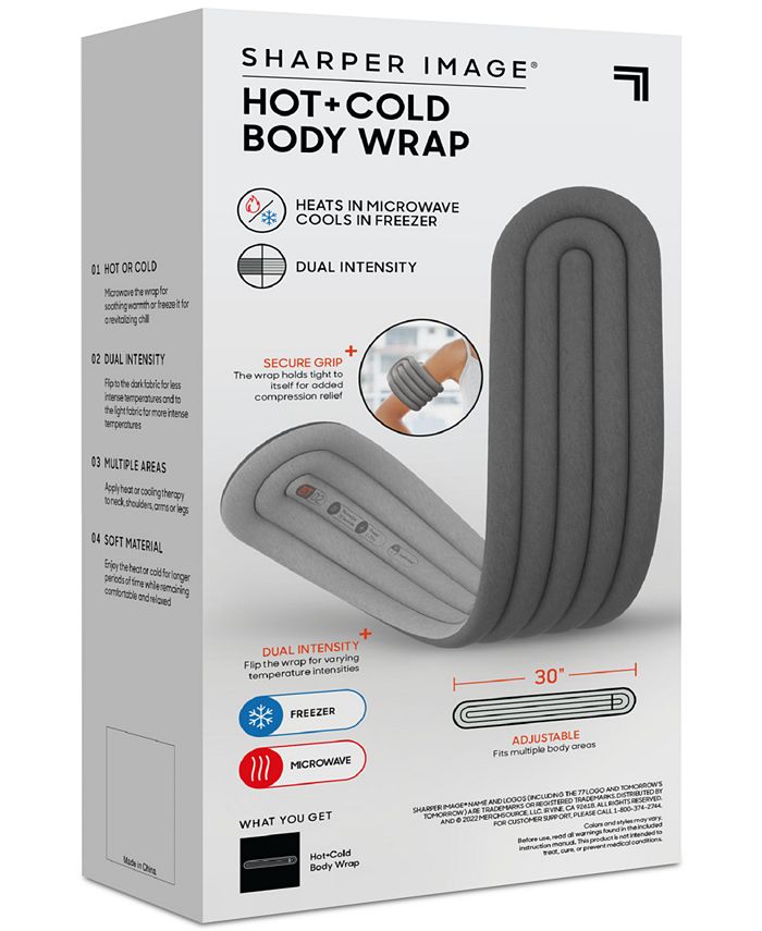 Sharper Image Hot + Cold Dual-Intensity Fabric Body Wrap - Macy's