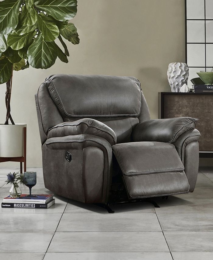 Homelegance White Label Fleming 45" Rocker Reclining Chair - Macy's