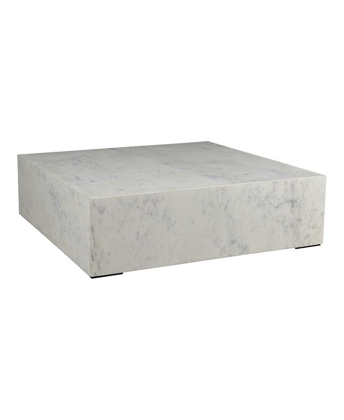 Furniture Nash 40" Marble Square Coffee Table - Macy's