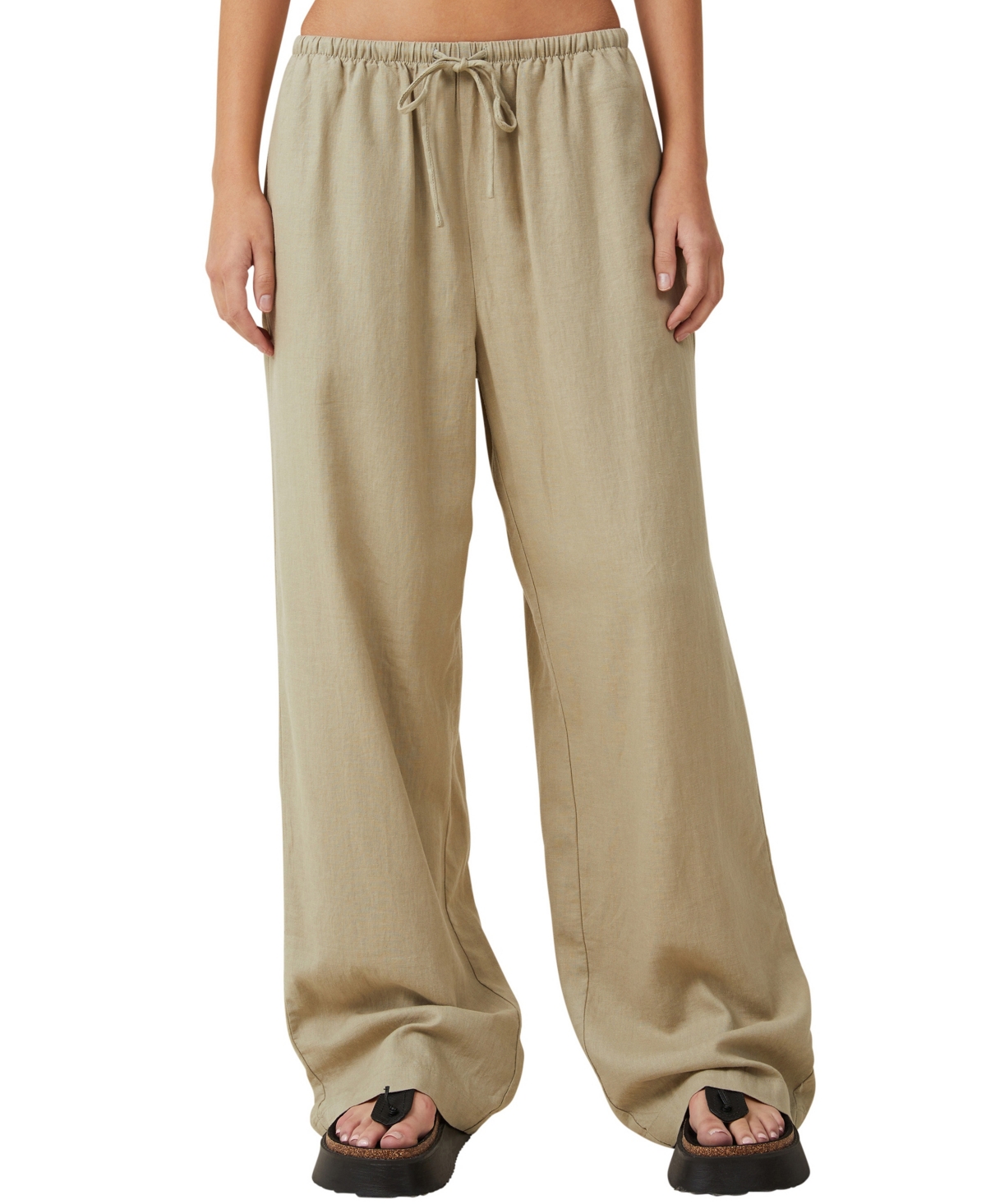 Click here for Cotton On Womens Haven Wide Leg Pant - Desert Sage prices
