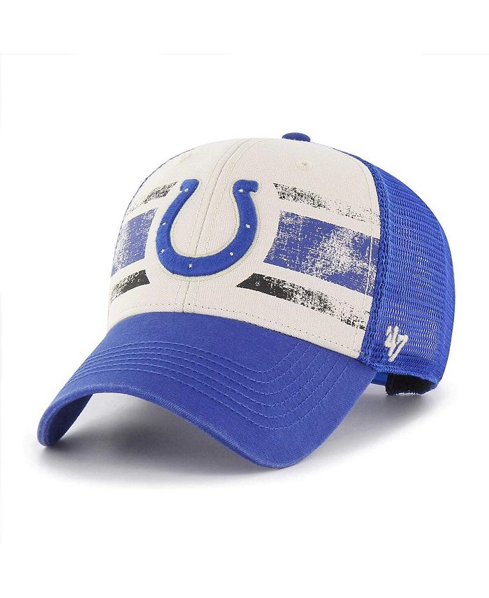 '47 Brand Men's Cream Indianapolis Colts Breakout MVP Trucker ...