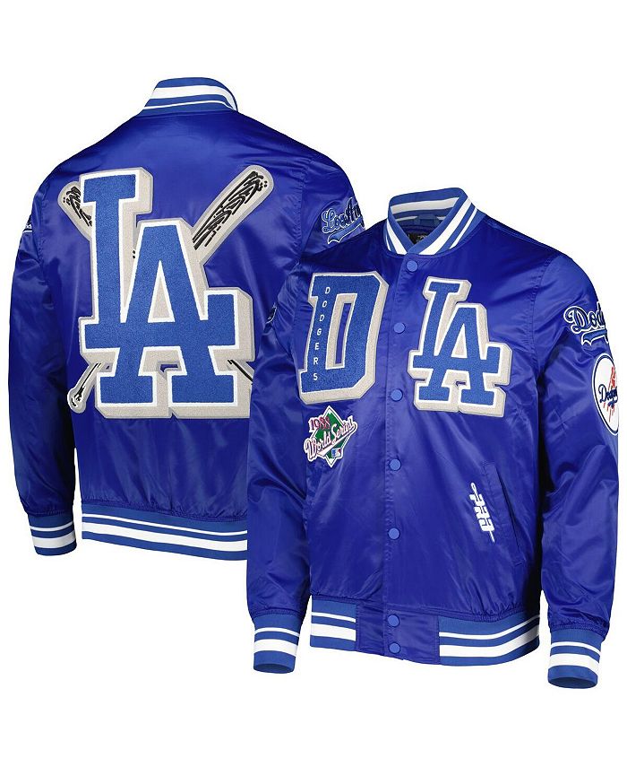 Pro Standard Men's Royal Los Angeles Dodgers Mash Up Satin Full-Snap ...
