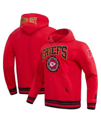 Men's Pro Standard Red Kansas City Chiefs Crest Emblem Pullover Hoodie ...