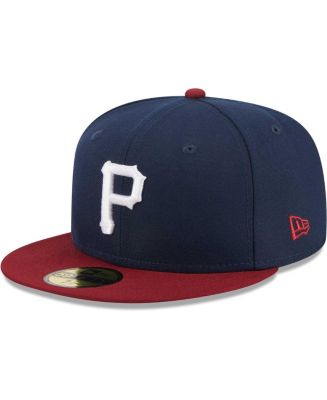 Men's New Era Navy Pittsburgh Pirates Two-Tone Color Pack 59FIFTY ...
