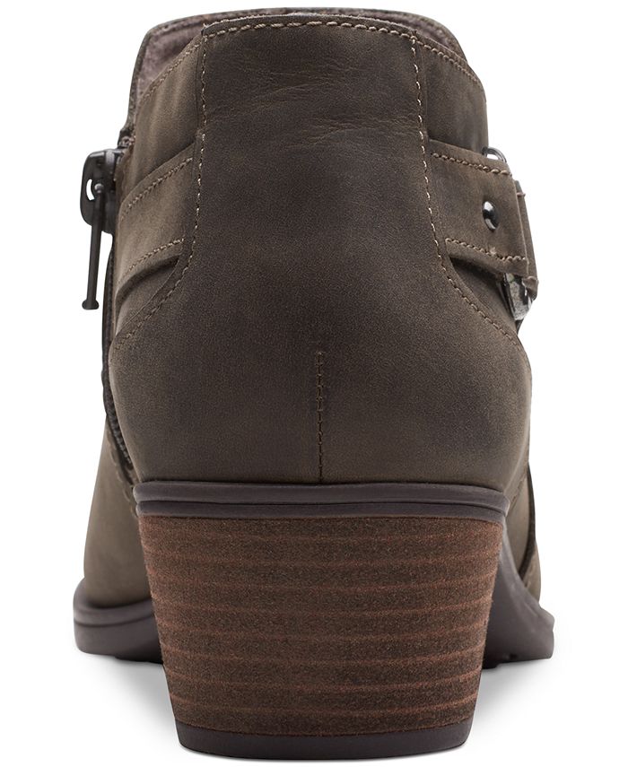Clarks Women's Charleton Grace Buckled Ankle Booties - Macy's