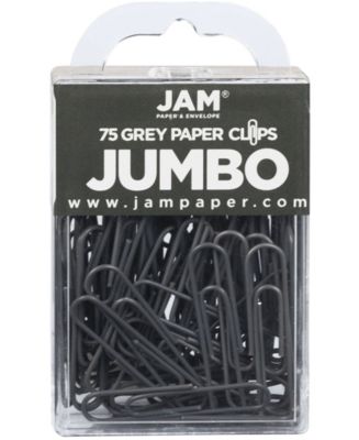 JAM Paper Colorful Jumbo Paper Clips - Large 2" - Paperclips - 75 Per ...