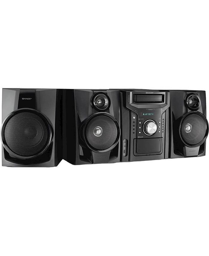 Sharp 5-Disc Mini Bluetooth Shelf Speaker Systems - Macy's