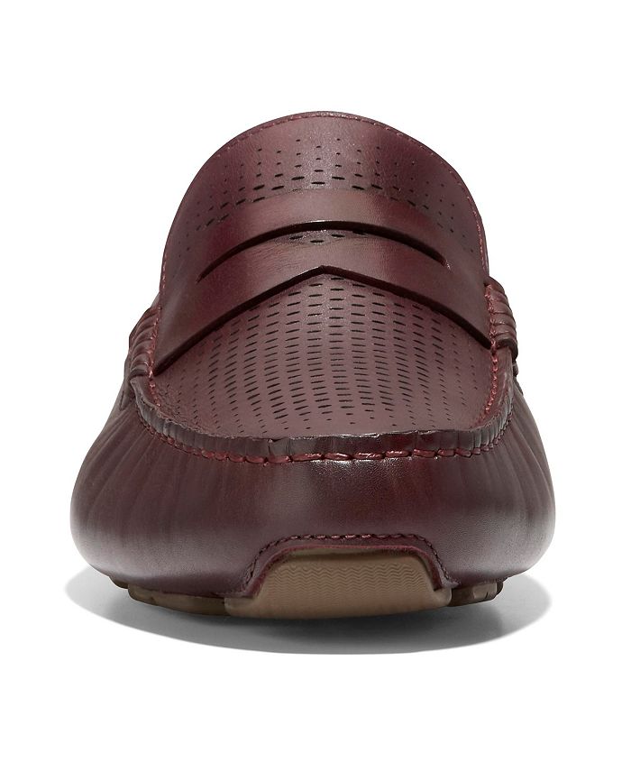 Cole Haan Men's Grand Laser Leather Penny Driving Loafers - Macy's