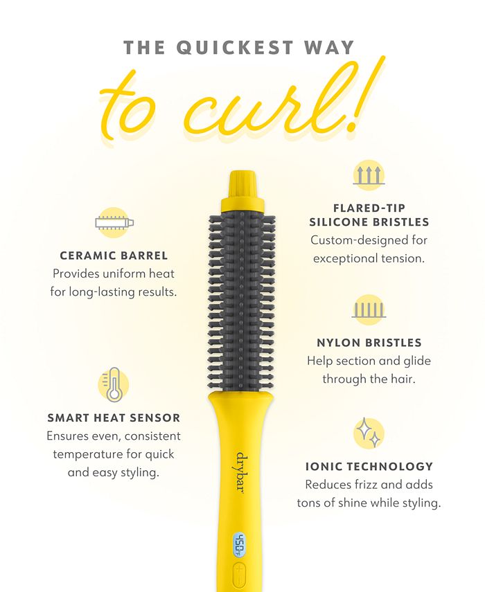 Drybar The Curl Party Heated Curling Round Brush - Macy's