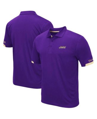 Men's Colosseum Purple James Madison Dukes Santry Lightweight Polo ...