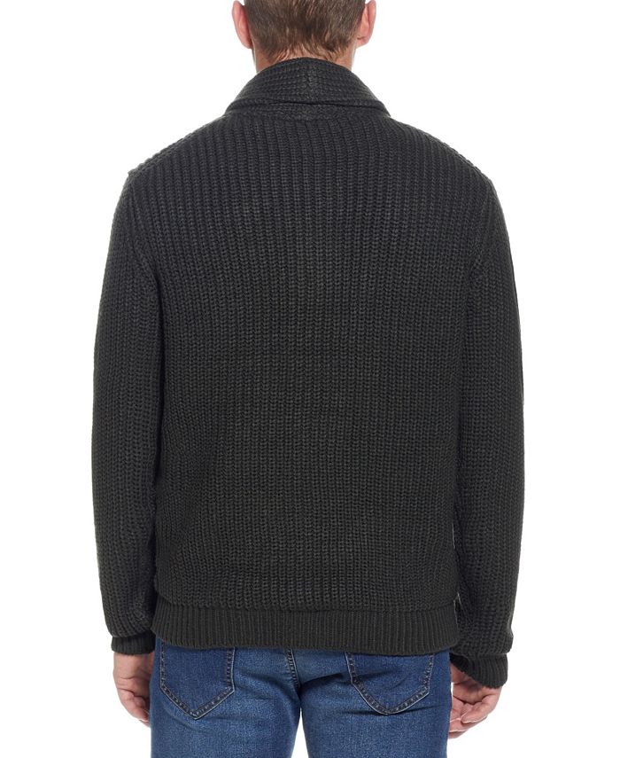 Weatherproof Vintage Men's Lined Toggle Cardigan Sweater - Macy's