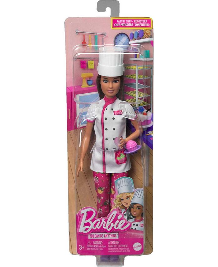 Barbie Doll and Accessories, Career Pastry Chef Doll - Macy's