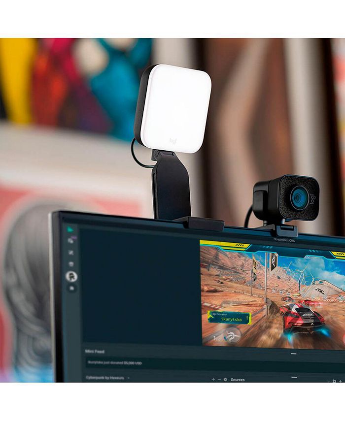 Logitech Litra Glow Premium LED Streaming Light with TrueSoft - Macy's