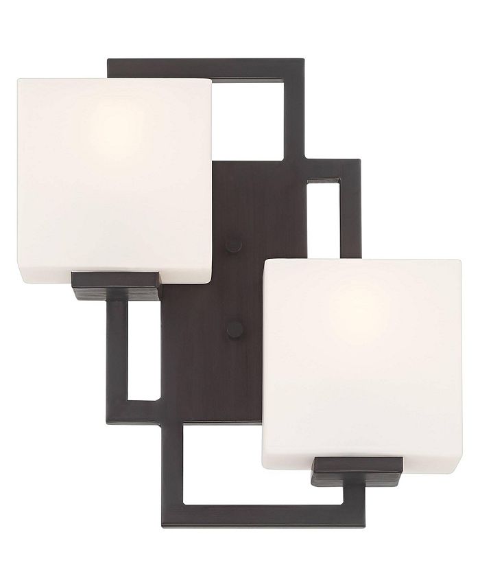 Possini Euro Design Lighting on the Square Modern Wall Light Sconces ...