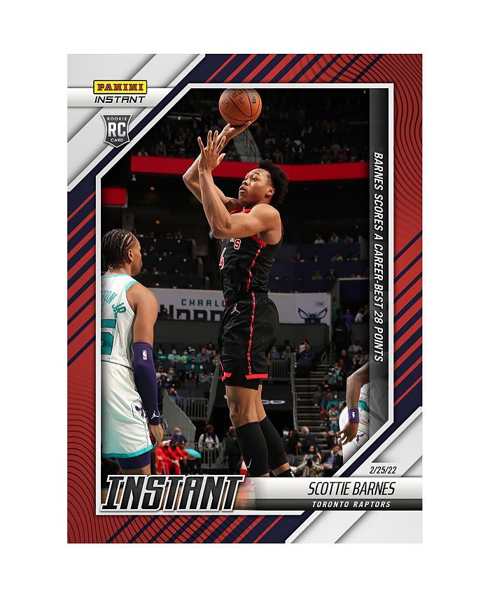 Panini America Scottie Barnes Toronto Raptors Parallel Instant Barnes ...