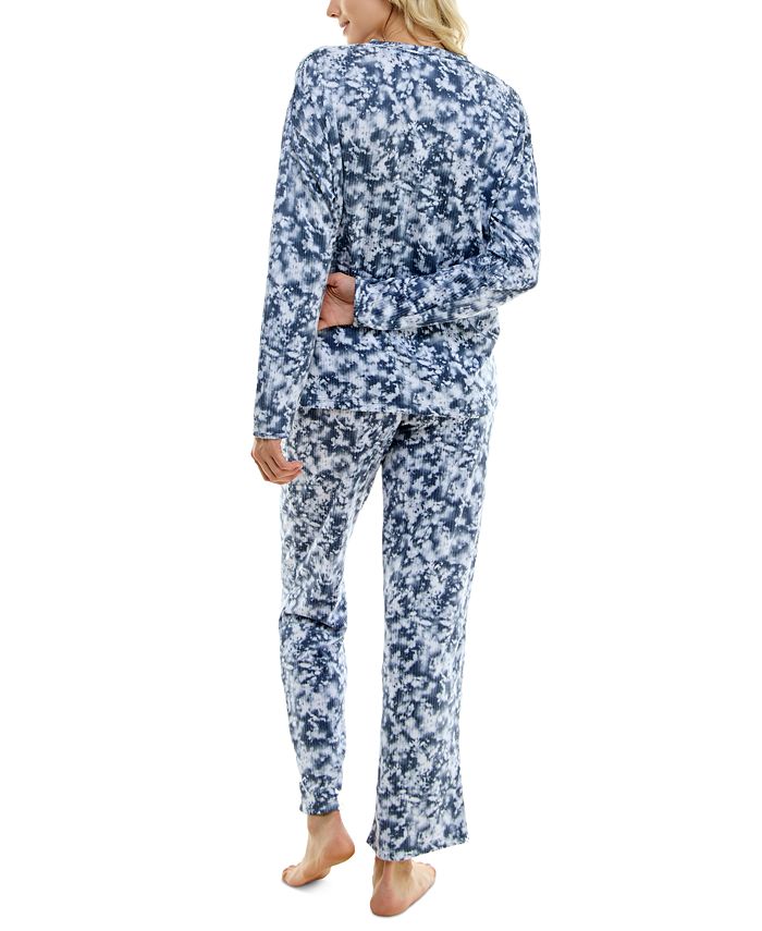 Roudelain Women's 2-Pc. Whisperluxe Printed Pajamas Set - Macy's