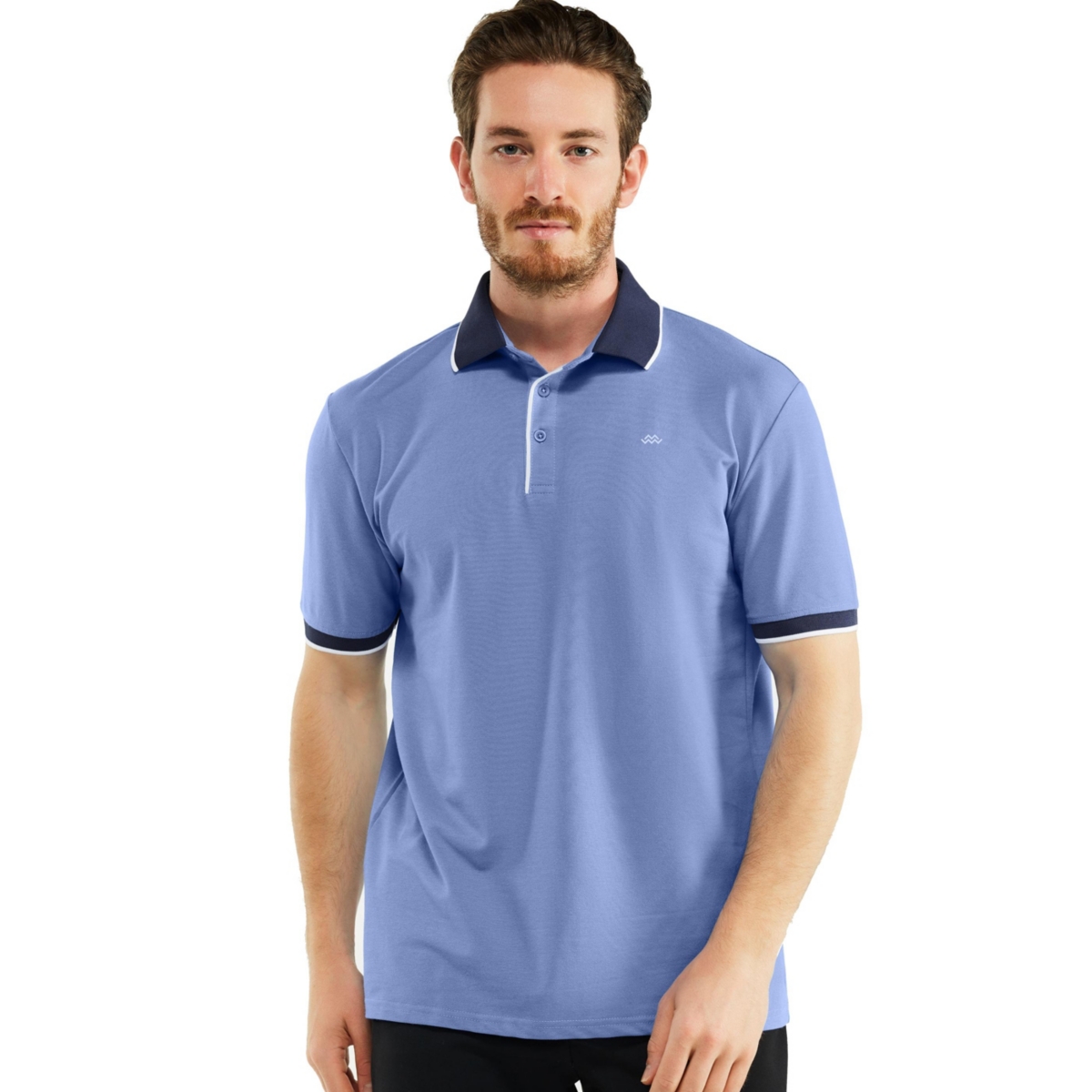 Click here for Mens Classic-Fit Cotton-Blend Pique Polo Shirt wit... prices