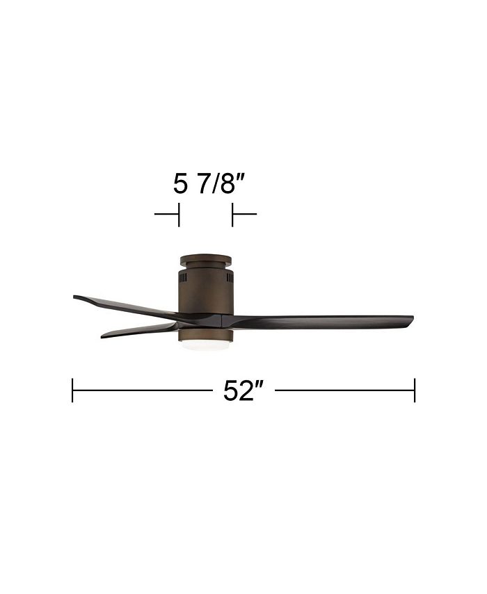 Casa Vieja 52 Windspun Rustic Farmhouse 3 Blade Hugger Indoor Ceiling