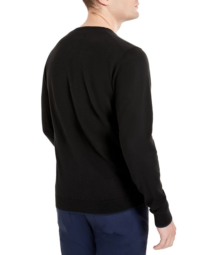 Kenneth Cole Men's Slim Fit Lightweight Crewneck Pullover Sweater - Macy's