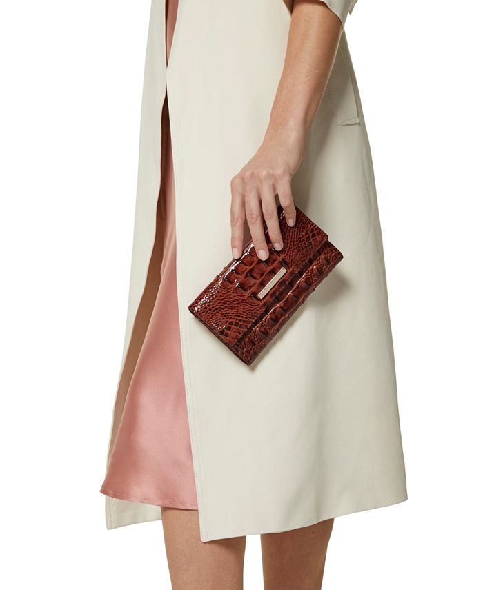 Brahmin Cordelia Vintage Red Stanza Signature Leather Wallet - Macy's