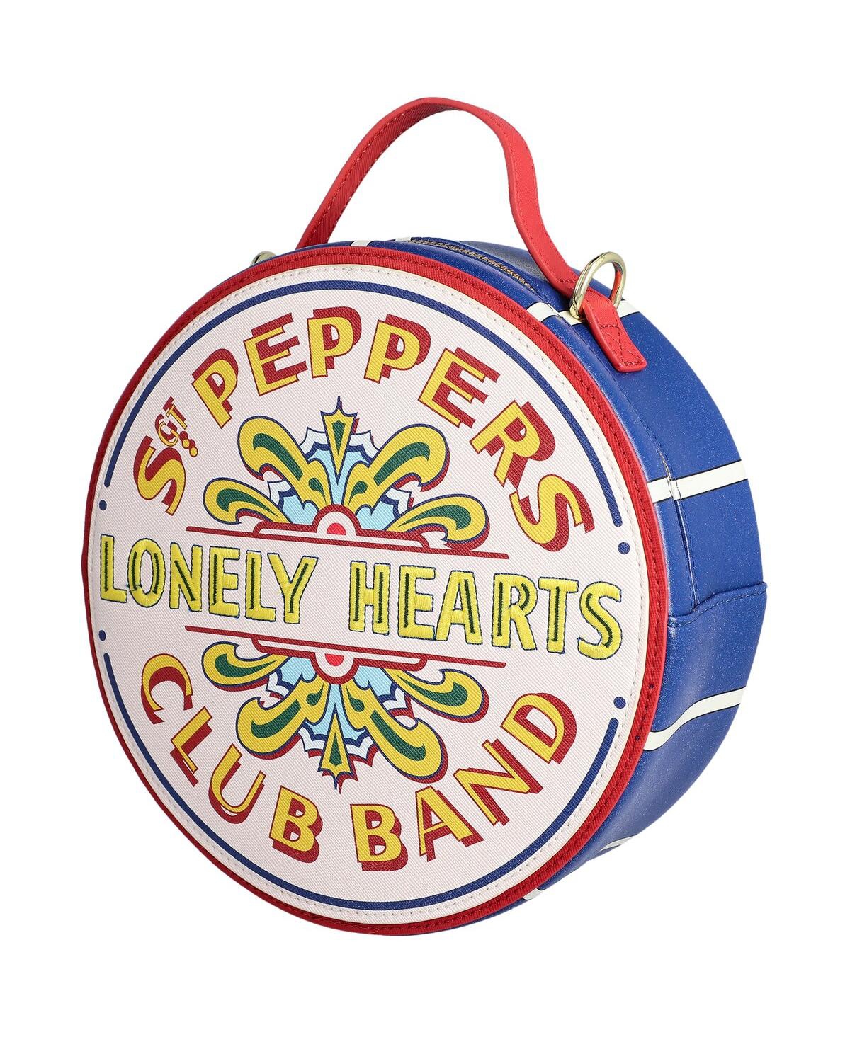Loungefly The Beatles Sgt. Pepper's Drum Convertible Backpack In Blue ...