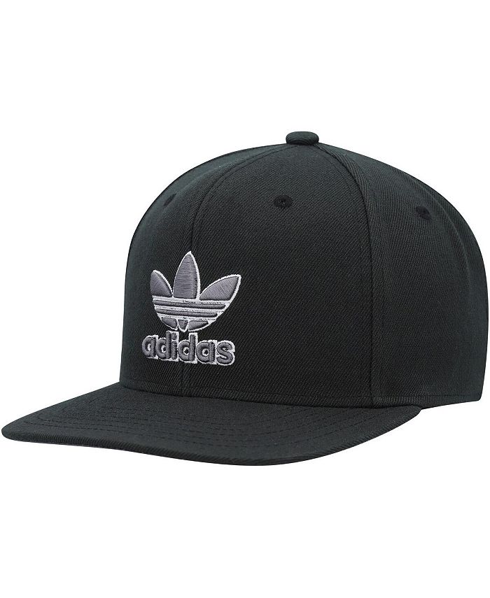 adidas Men's Black Modern Pre-Curved Snapback Hat - Macy's