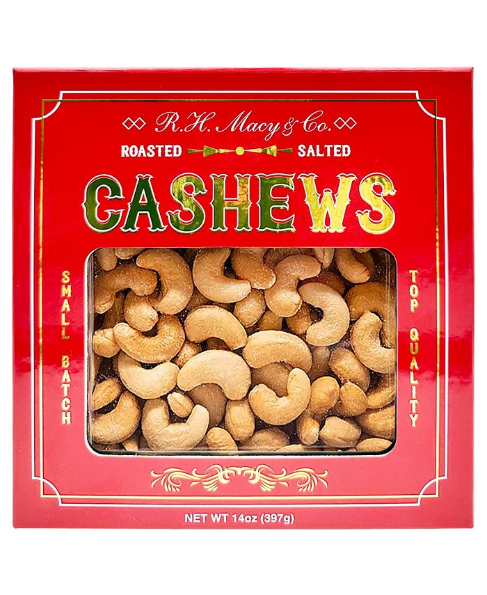 R.H. Macy & Co. Holiday Jumbo Cashews Gift Box, 14 oz - Macy's