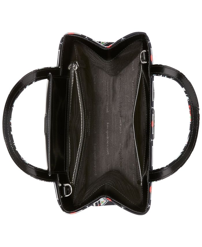 kate spade new york Sam Icon Martini Printed Fabric Small Tote - Macy's